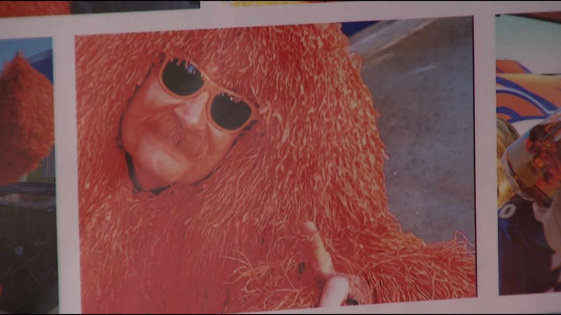 Fans, team honor Broncos superfan 'Mile High Monster' Kerry Green ...