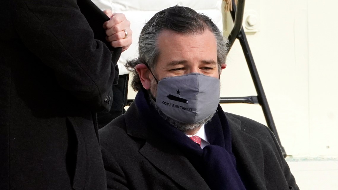 Ted Cruz wears 'Come and Take It' mask | kens5.com