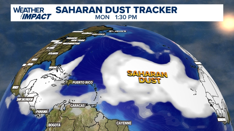 Saharan Dust coming to San Antonio, Texas, Wednesday and Thursday ...