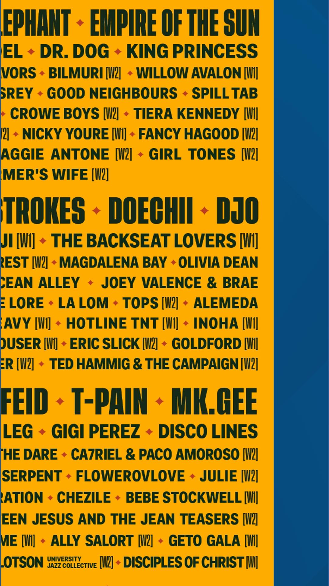 ACL Fest 2025: See Which Artists Play Each Weekend | kens5.com