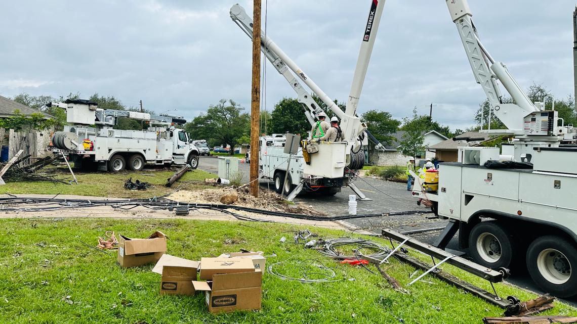 Austin Energy power outages from storm damage resolved | kens5.com