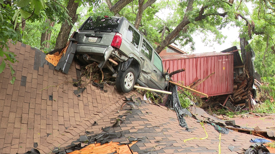 Resident opens up about home damaged during flooding in Leander, Texas ...