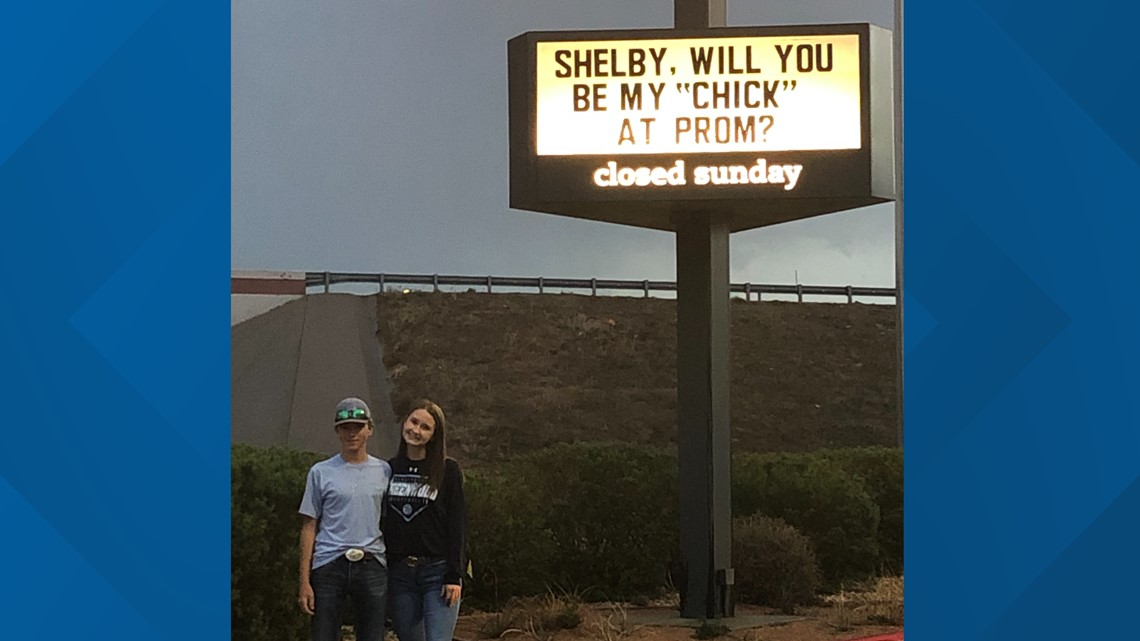 Chick-fil-A in Midland helps employee ask date to prom with big ...