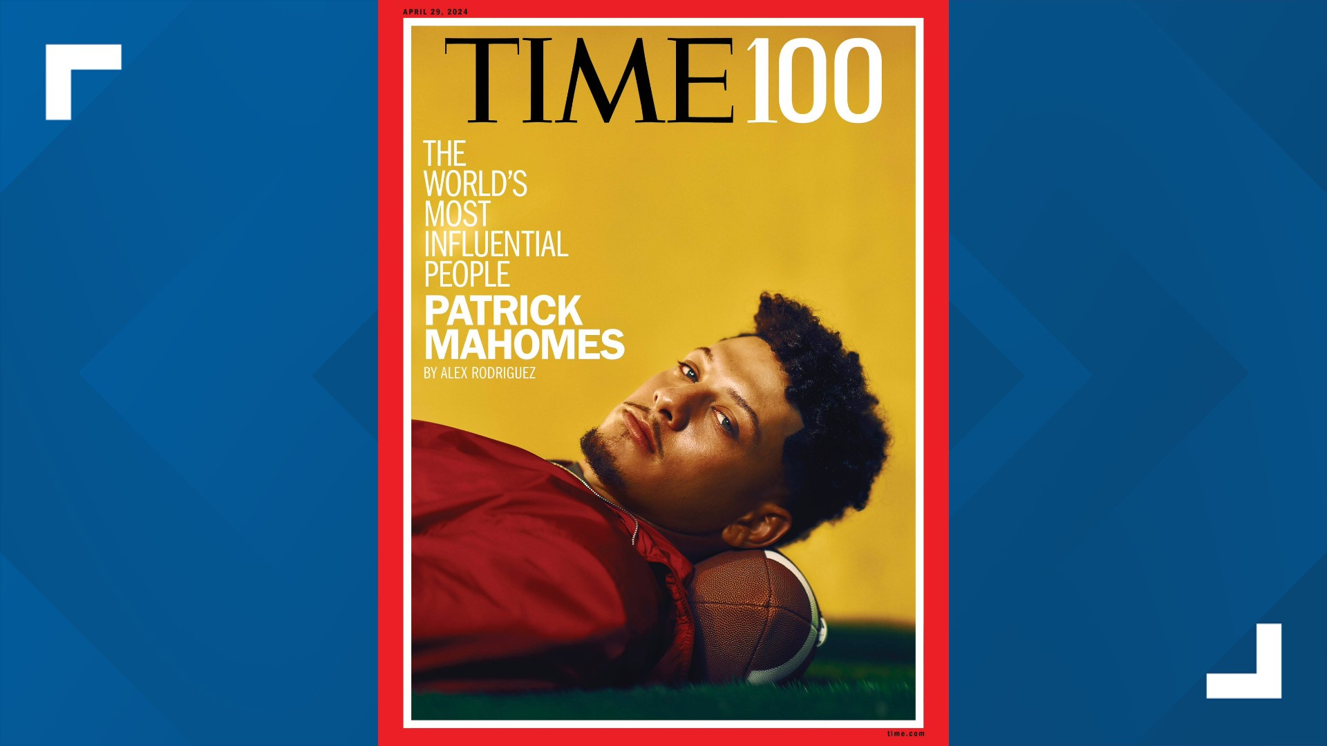 Patrick Mahomes named one of Time's 100 most influential people | kens5.com