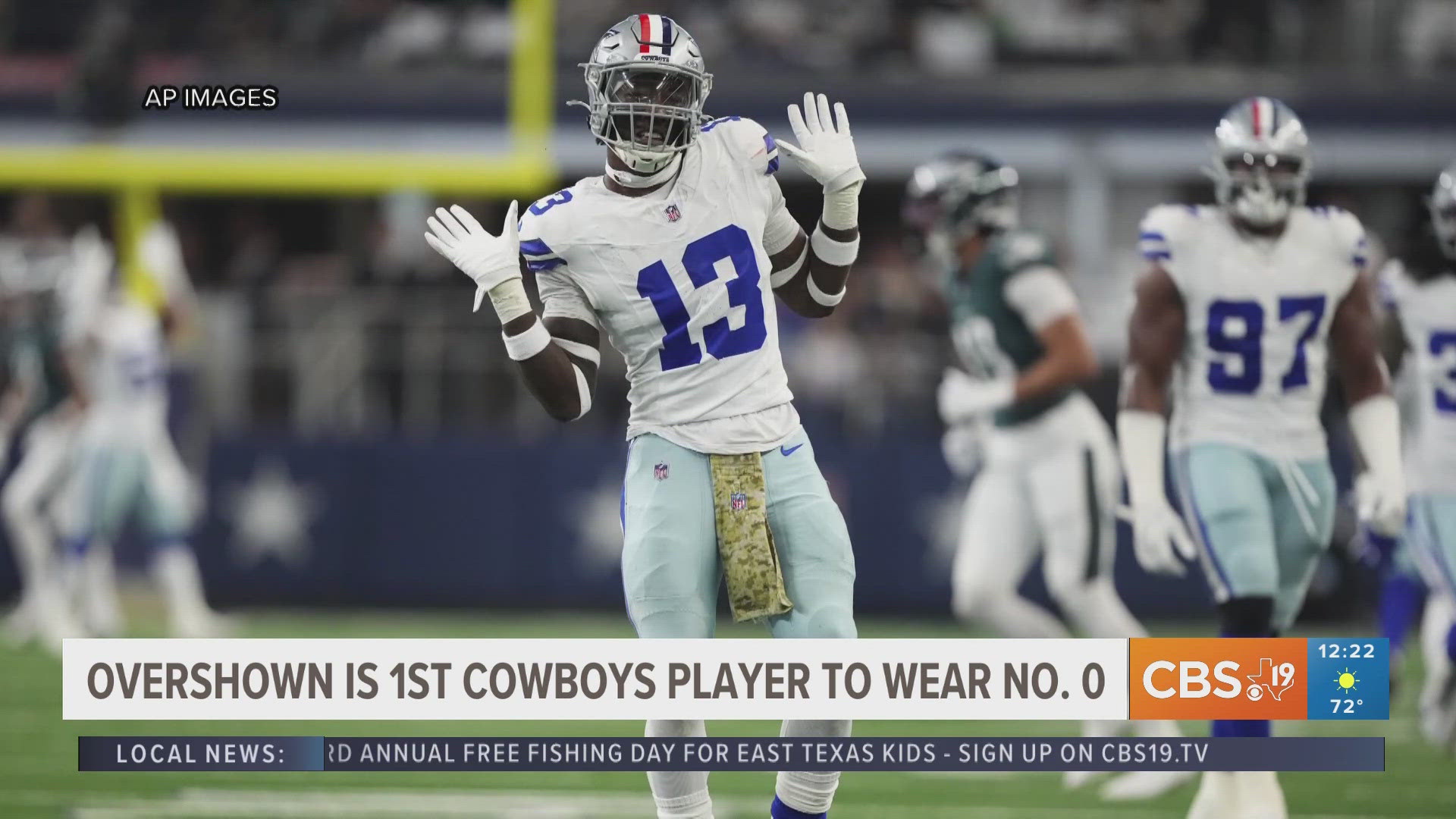 DeMarvion Overshown becomes 1st Dallas Cowboy to wear No. 0 | kens5.com