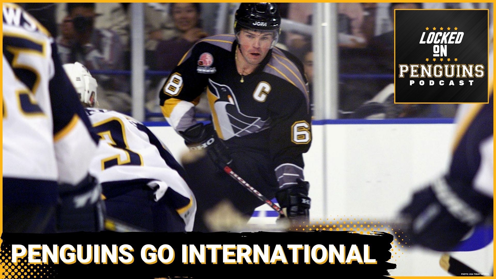 The Penguins have arrived in Sweden and are practicing...shootouts ...