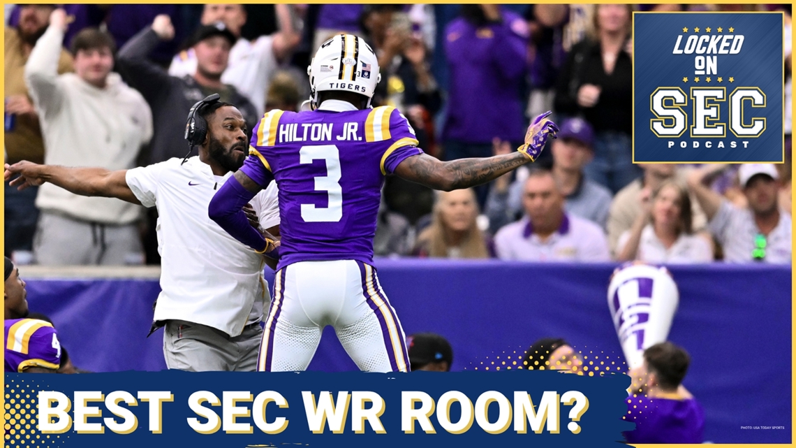 EXCLUSIVE: LSU's Chris Hilton BELIEVES WR Room is Best in SEC; Randon ...