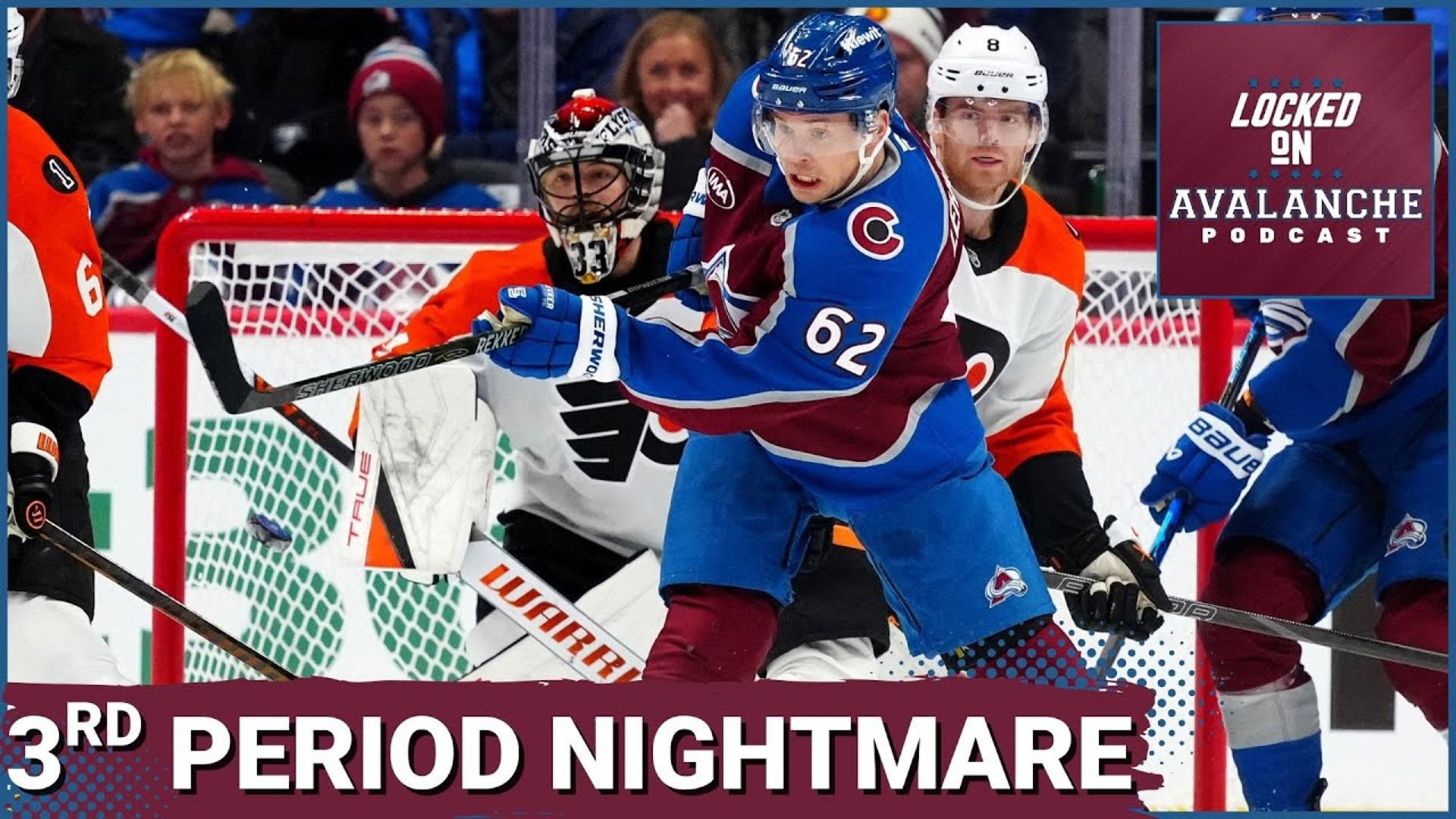 A 3rd Period to FORGET For Avalanche in Loss to the Flyers. The Rough ...