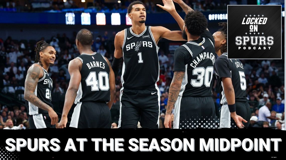Looking at the San Antonio Spurs at the halfway point of the season ...