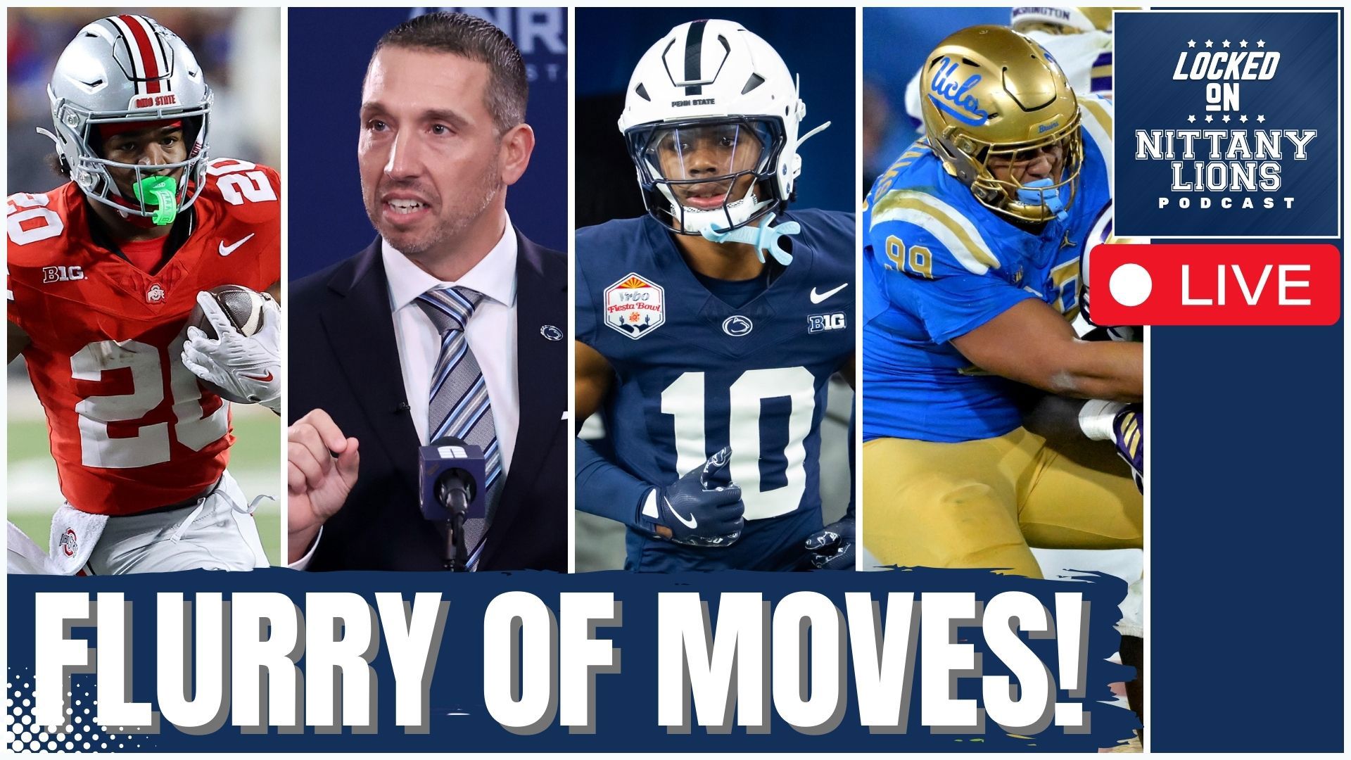 LIVE: Penn State Lands Former Ohio State RB! + SURPRISE Players Enter ...