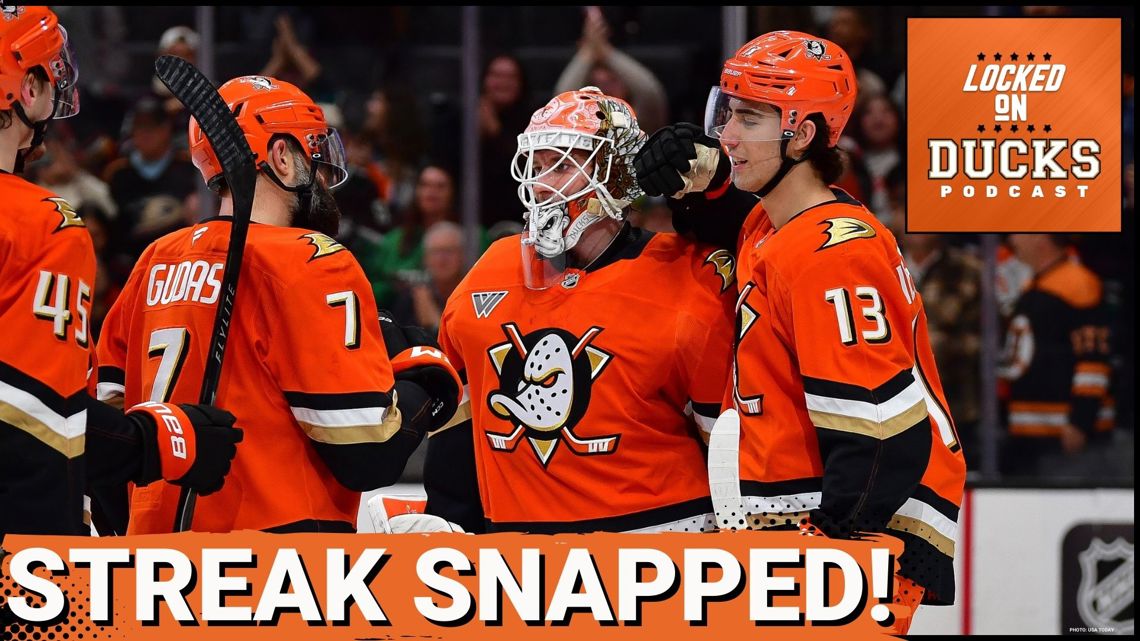 RELIEF: Anaheim Ducks FINALLY Snap Losing Streak—How Carlsson, Gauthier ...