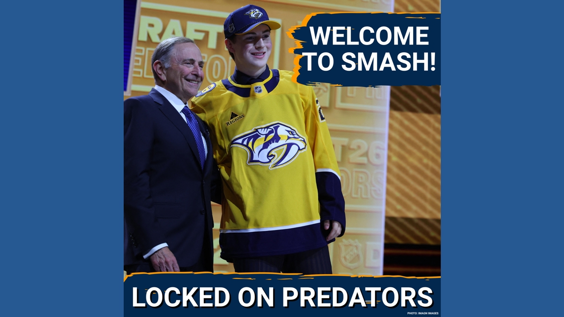 Welcome to SMASHVILLE! | Predators Select 8 Players In 2026 NHL Draft ...
