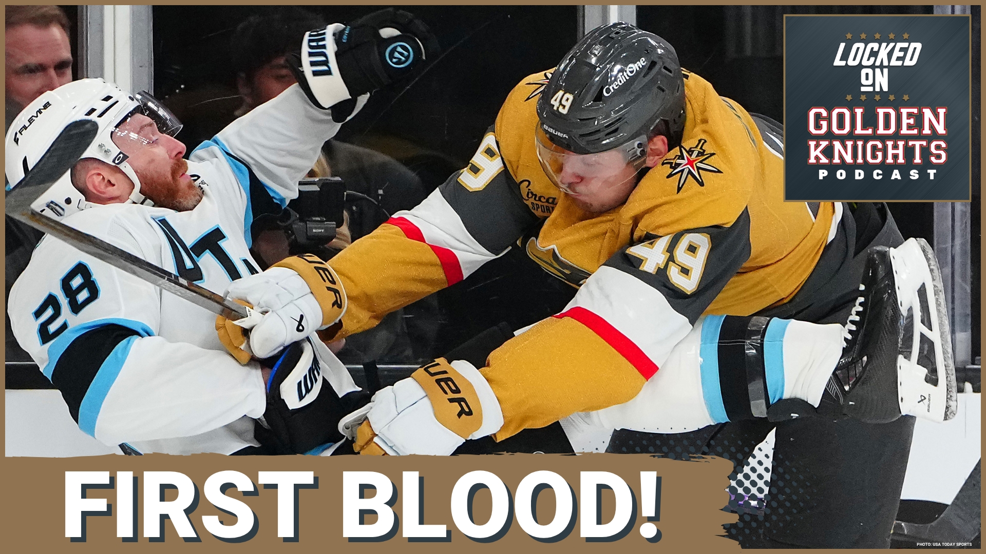 Vegas Golden Knights WEAR DOWN Utah Mammoth to take 1-0 series lead ...