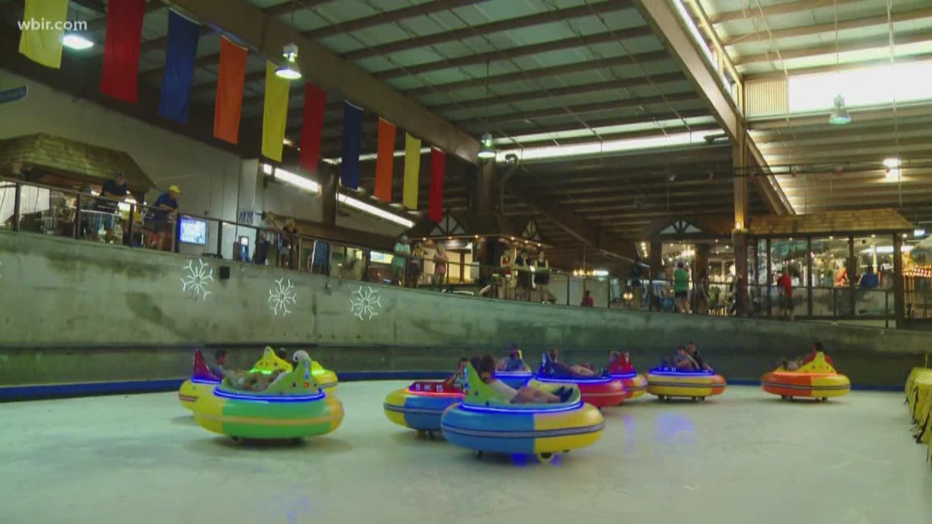 Ice bumper cars and other summer attractions at Ober Gatlinburg | kens5.com