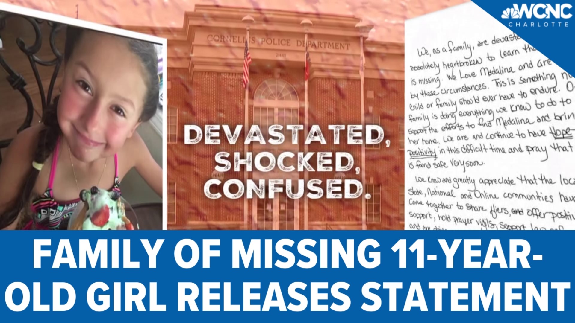 Family of missing 11-year-old NC girl releases statement | kens5.com