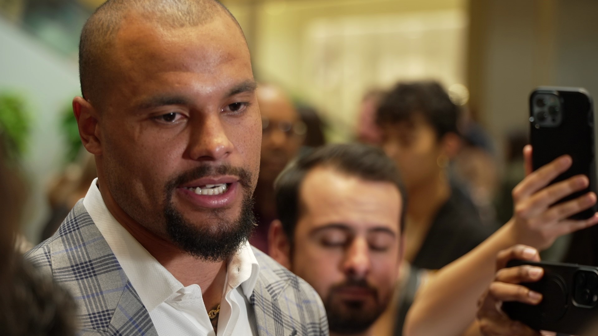 Dak Prescott talks about new baby | kens5.com