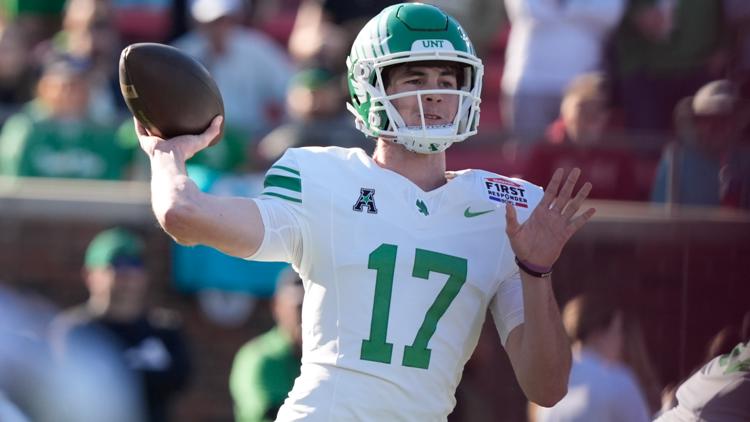 Mestemaker's 329 yards lead North Texas past Lamar 51-0 | kens5.com