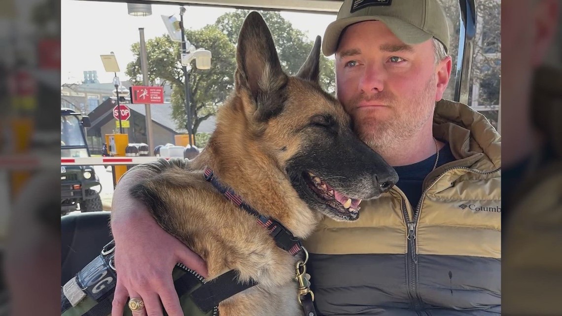 PAW's Act: Vet Cole Lyle saves a Texas veteran, her service dog | kens5.com