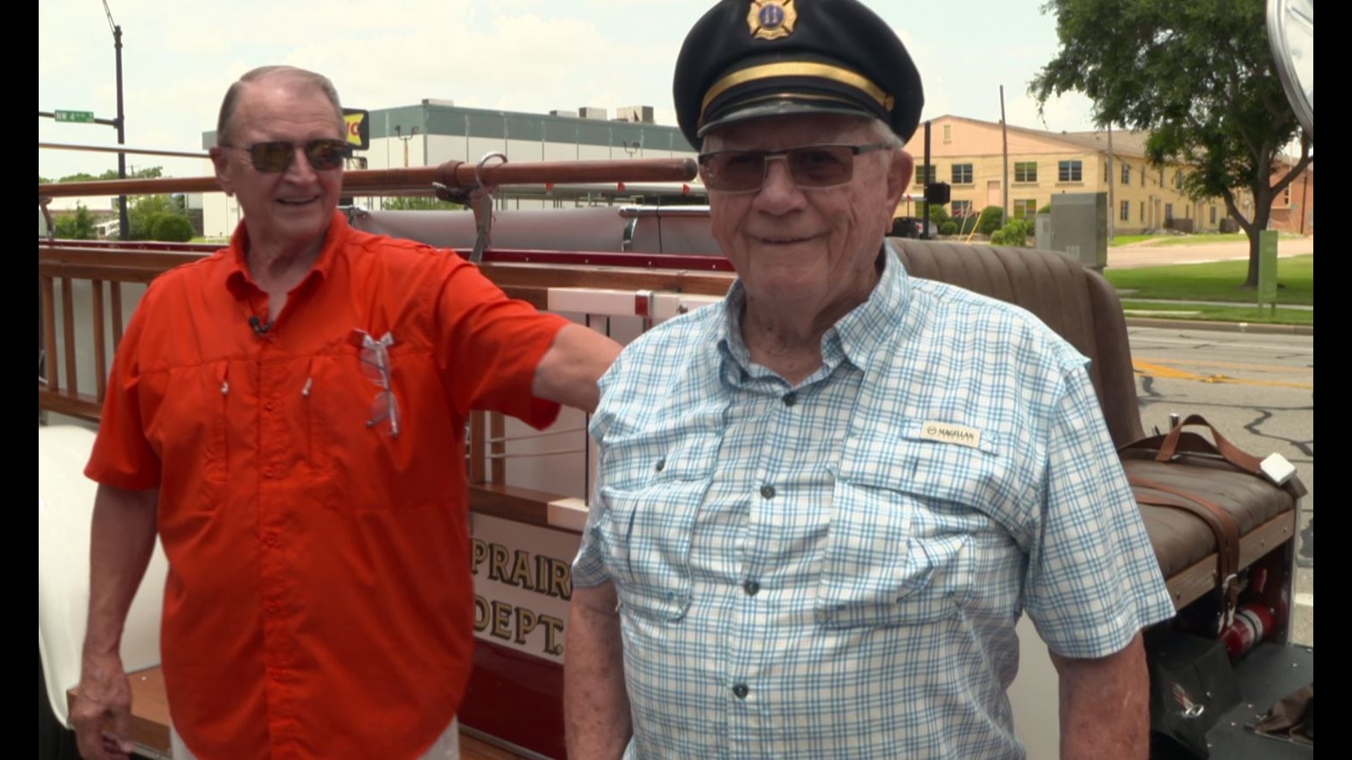 Bob Johnson celebrates 95th birthday at old fire station | kens5.com