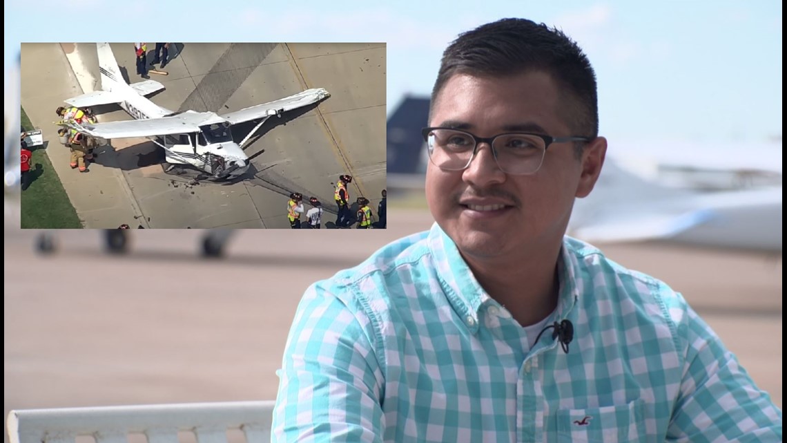 26-year-old pilot explains remarkable Arlington crash-landing | kens5.com