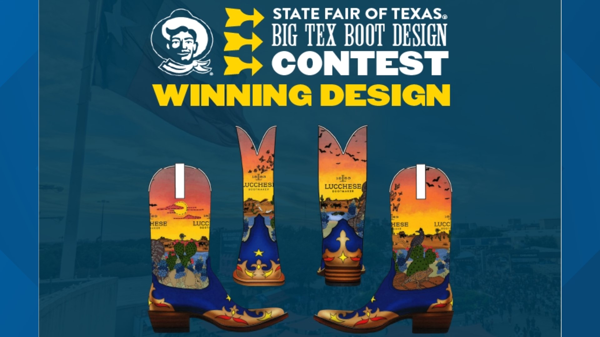 State Fair of Texas 2023: Big Tex Boot Design contest winner | kens5.com