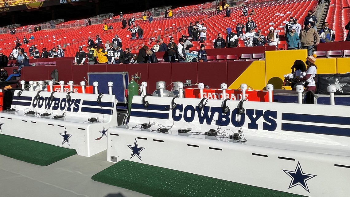 Dallas Cowboys bring heated benches to play Washington | kens5.com