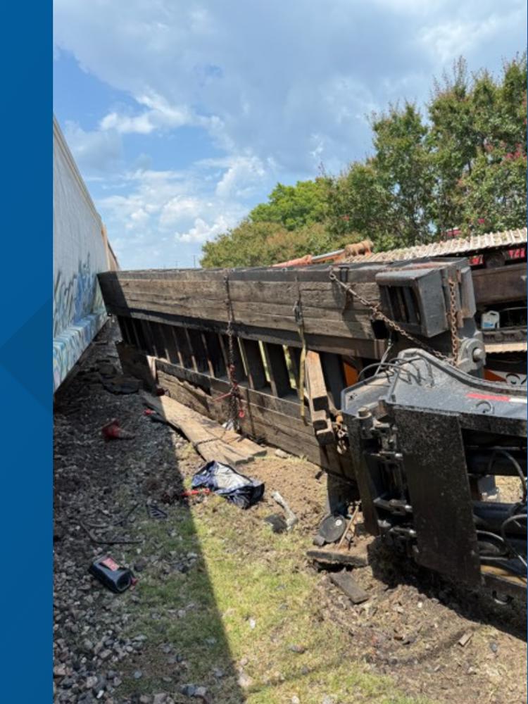 Train and 18-wheeler crash blocks Downtown Forney intersections | kens5.com