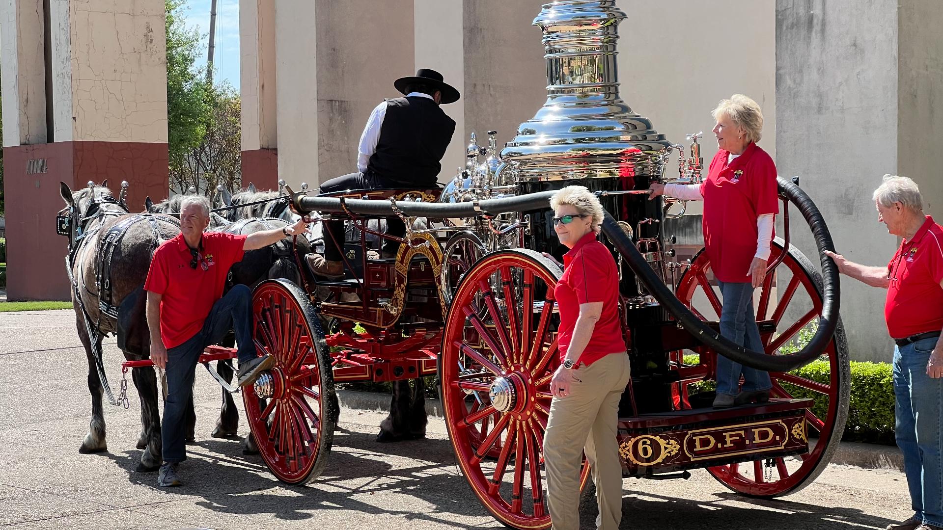 Dallas Firefighter's Museum puts historic fire engine back on display ...