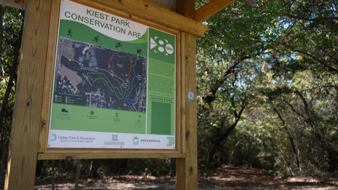 WFAA Nature Trail opens at Kiest Park Conservation Area | kens5.com