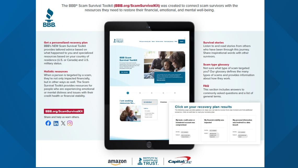 Victim of a scam? The BBB's Scam Survival Tool Kit can help | kens5.com