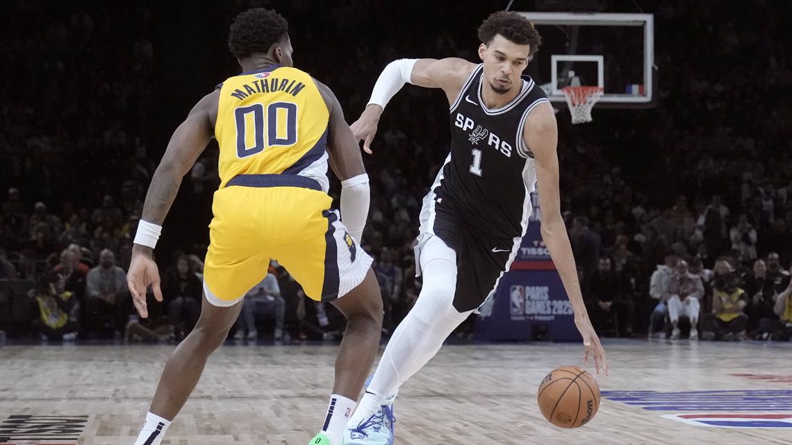 Spurs-Pacers Paris Game 1 set records; Wembanyama talks about becoming ...