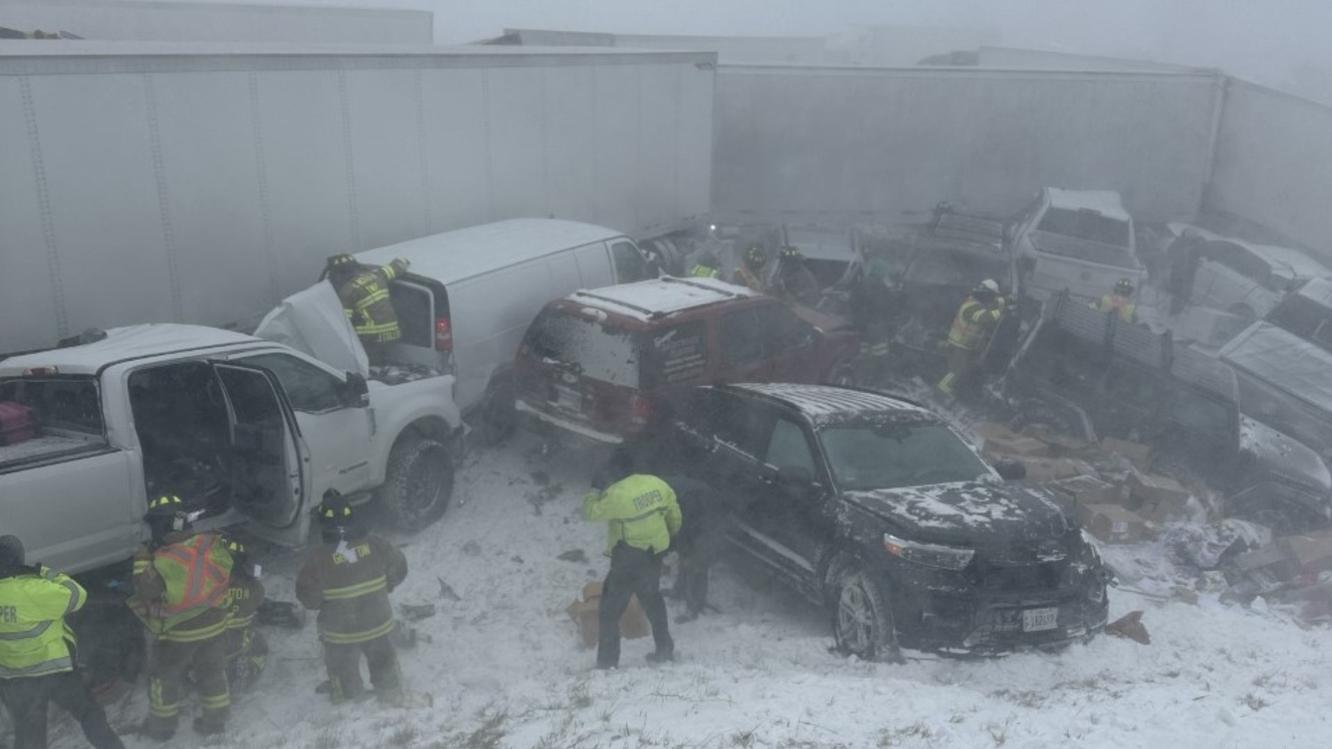 46 car pileup, four dead and multiple injured on Ohio Turnpike | kens5.com